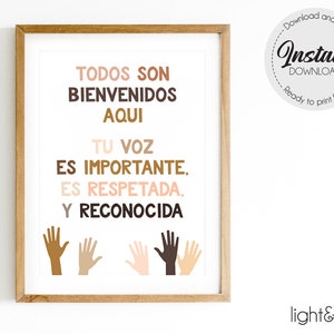 Todos Son Bienvenidos Aqui, Igualdad, BLM, Children Hands, All Are ...