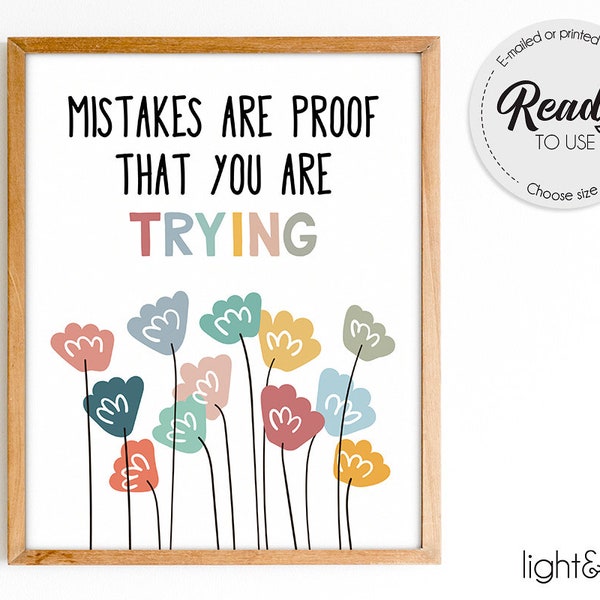 Growth Mindset Poster - Etsy