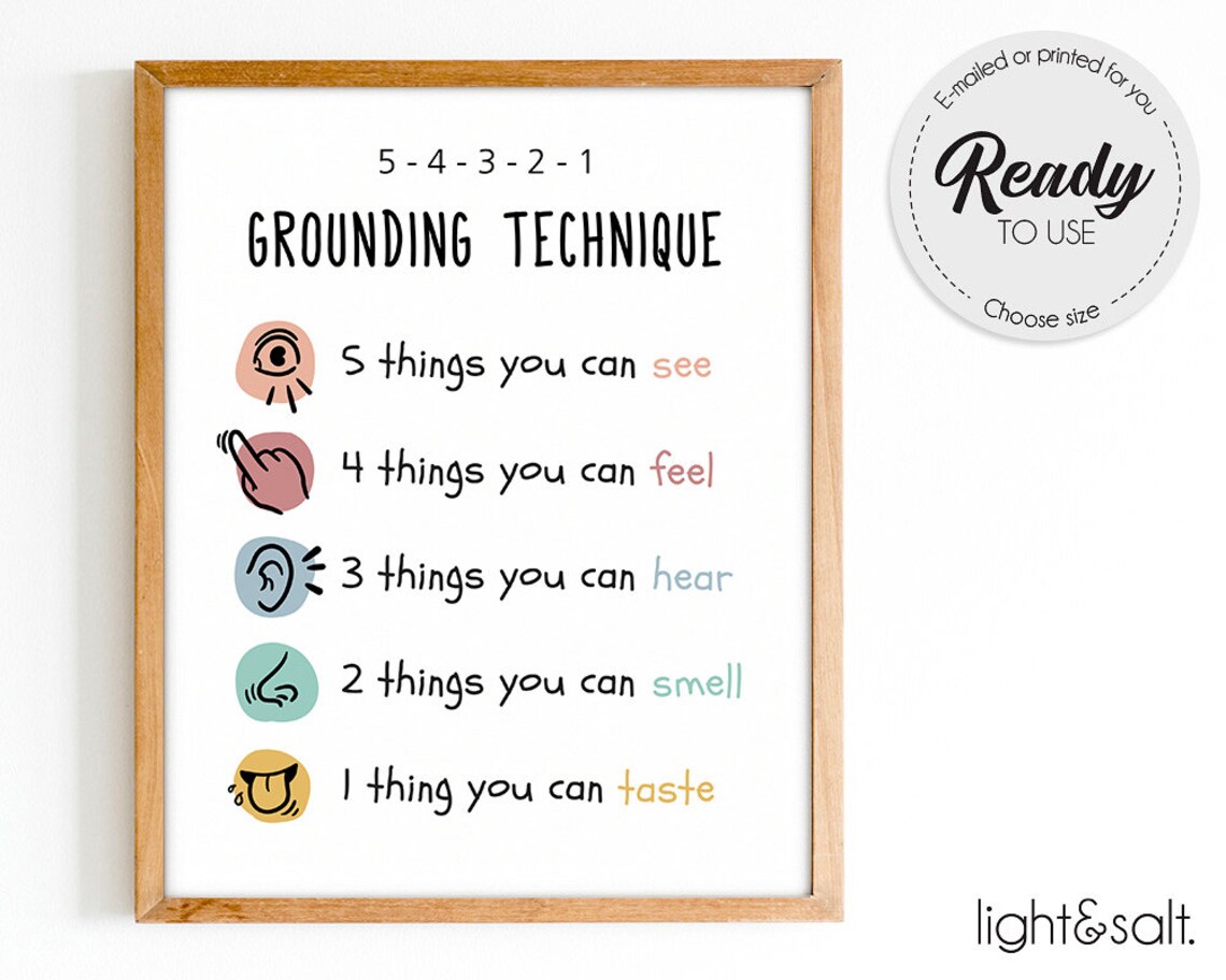 School Counselor Office Decor Set of 12, Mental Health Poster, Therapy ...