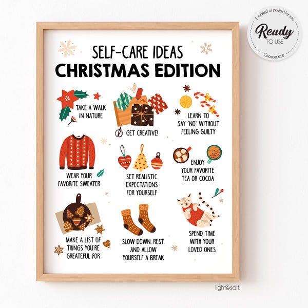 Self Care Print - Etsy