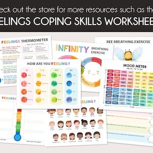 Coping Skills Tool Box, Self Regulation, Feelings Poster, Anxiety Cards ...