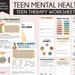 Therapy Worksheets Bundle, Anxiety Worksheets, Inner Critic, Boundaries ...