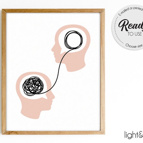 Talking Helps Poster Mind Therapy Talk Therapy Therapy - Etsy