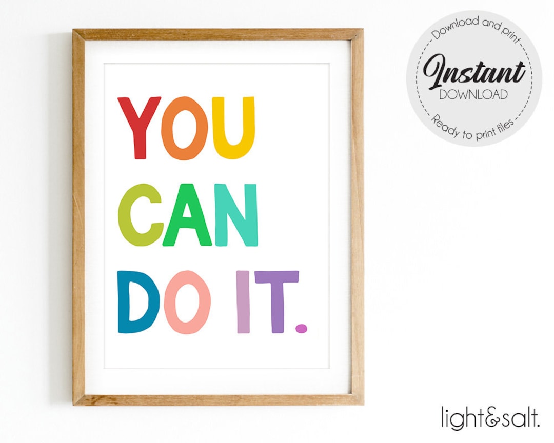 You Can Do It, Growth Mindset, Motivational Words, Positive, Education ...