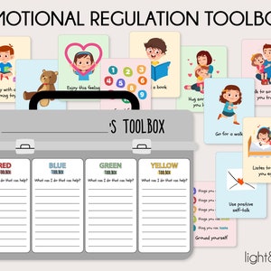 Zones of Regulation Bundle (40% OFF), Coping Skills Cards, Feelings ...
