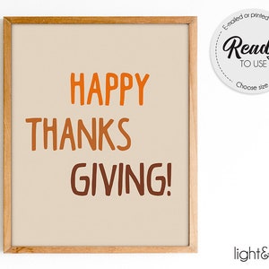 Thanksgiving Decor, Gallery Wall Set of 8 Prints, Mental Health Fall ...