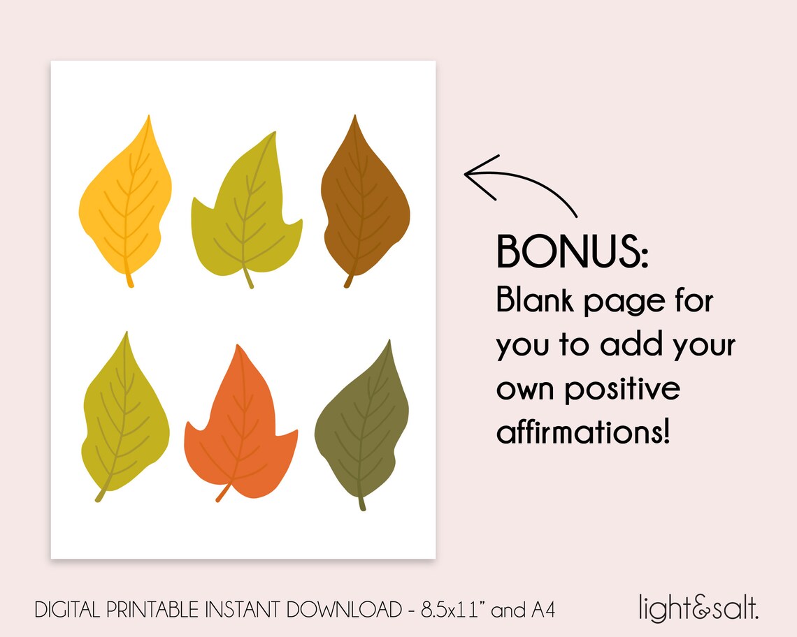Kindness Leaves, Positivity Cards, Gratitude Tree, Thanksgiving ...