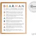 DEAR MAN DBT Poster, Mental Health Poster, Therapy Poster, Therapist ...