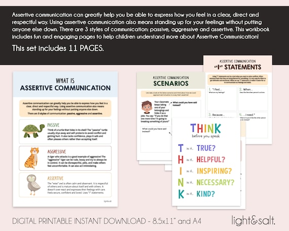 Four Styles Communication Worksheets