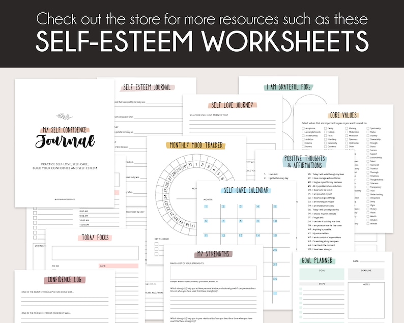 Daily Check-in Poster Self-care Daily Checklist Challenging - Etsy