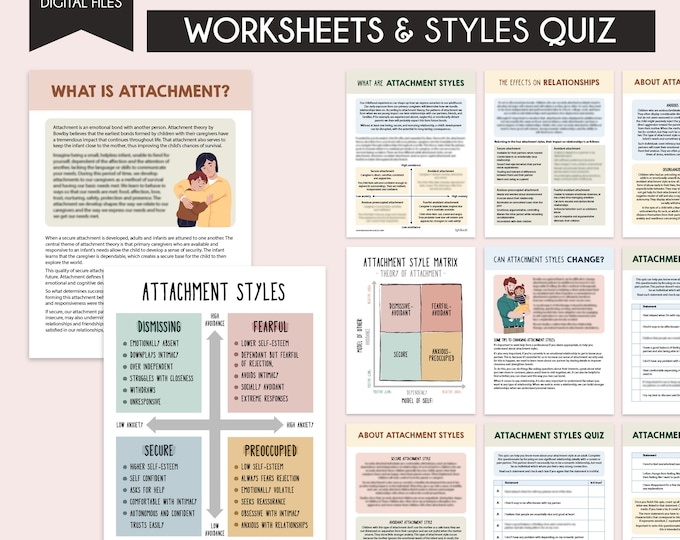 Understanding Attachment Theory Attachment Theory Infographic - Etsy