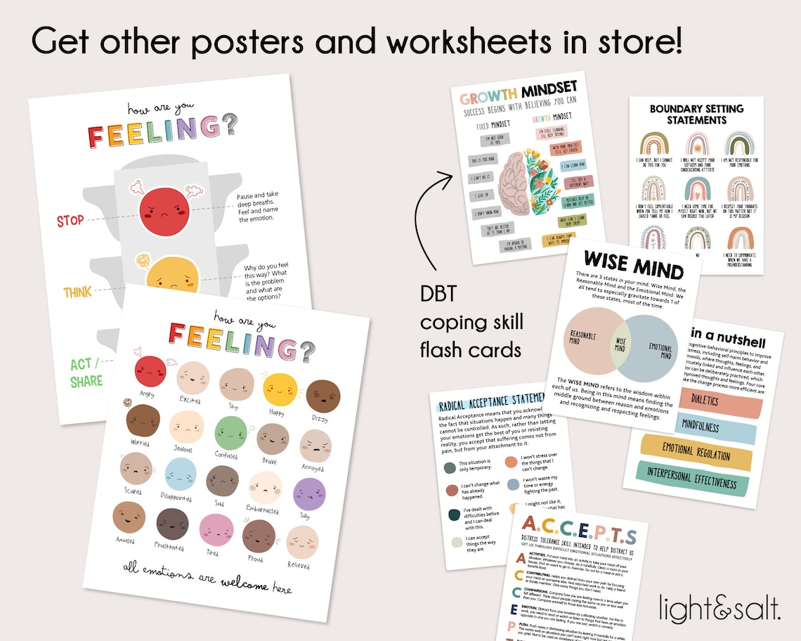 Subjective Units of Distress Scale, SUDS, Therapy Worksheet, Mental ...