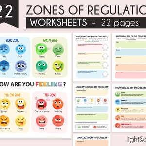 Zones of Regulation Bundle 40% OFF Coping Skills Cards - Etsy
