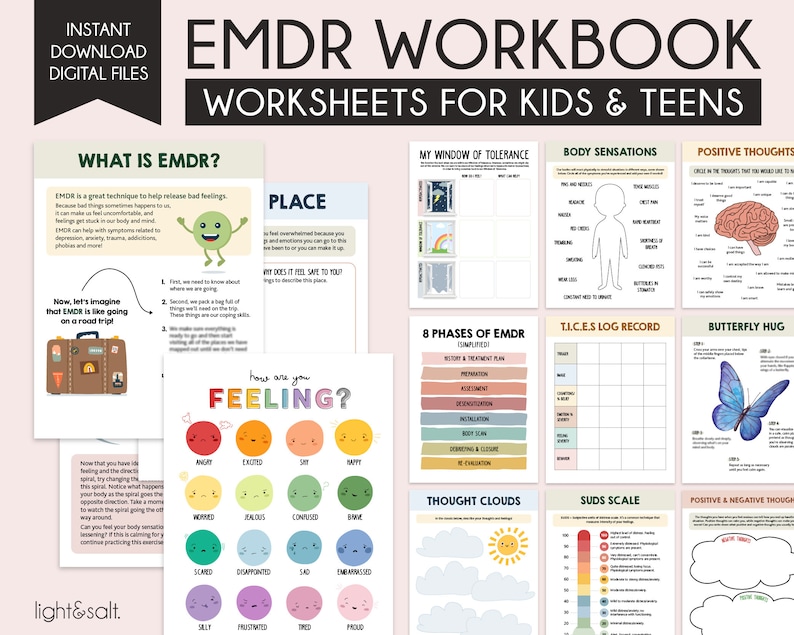 EMDR Bundle for Therapists, EMDR Therapy, Counseling, Trauma Therapy ...