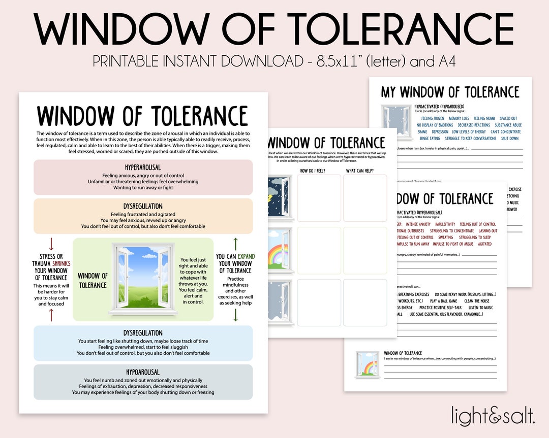 Window Of Tolerance Worksheet Trauma Therapy Social E - vrogue.co Window Of Tolerance Worksheet Trauma Therapy Social E - vrogue.co
