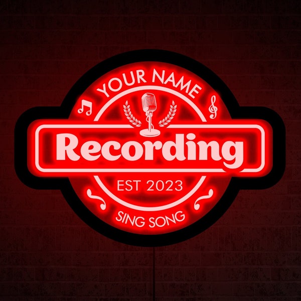 Recording Light - Etsy