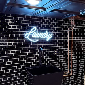 Laundry Neon Sign, Laundry Room Light Sign, Laundry Led Sign, Laundry ...