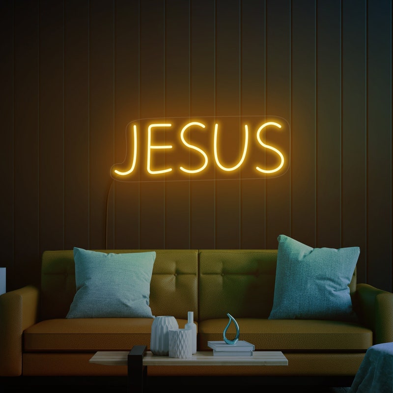 Jesus Neon Sign - Etsy