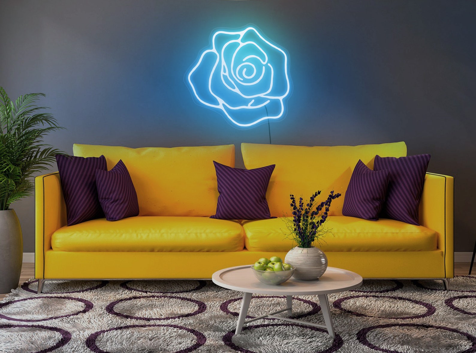 Rose neon lightRose neon signRose led neonRose led | Etsy