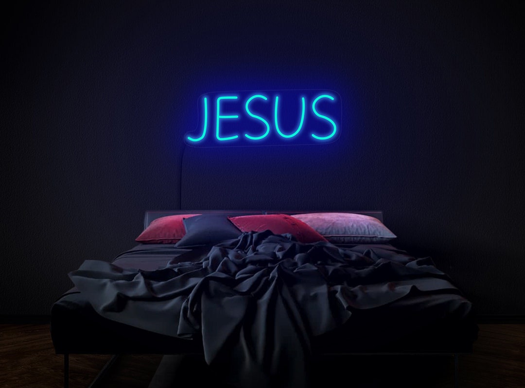 Jesus Led Sign, Jesus Neon Sign, Jesus Christ Sign, Christian Neon Sign ...