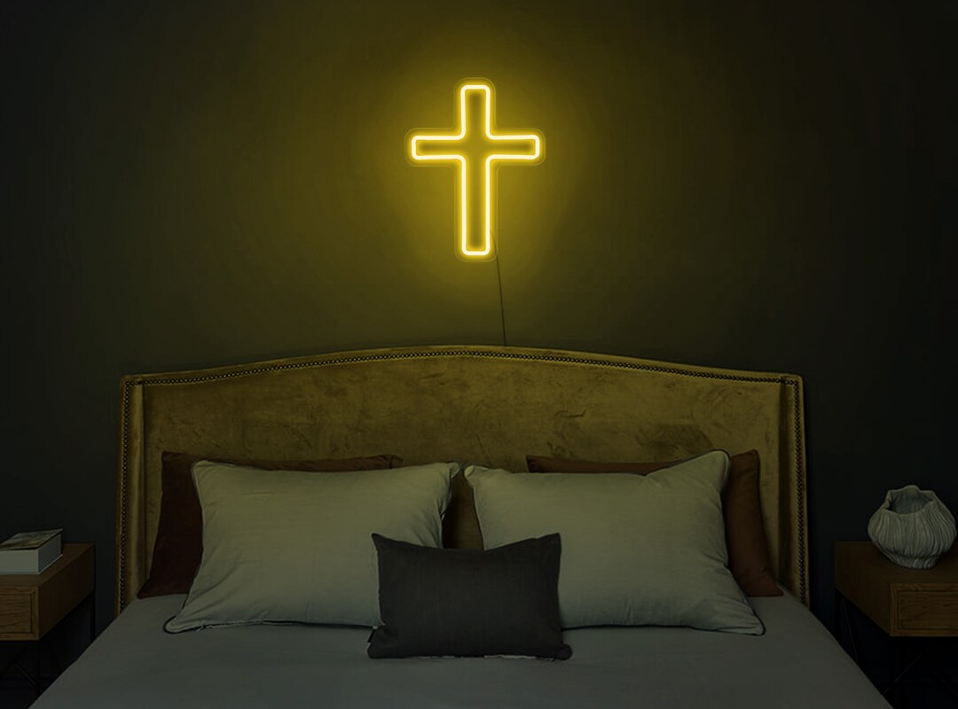 Cross Neon Sign,cross Neon Light,cross Led Light,christian Neon Sign ...