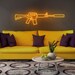 M416 Neon Sign,m416 Rifle Neon Sign,m416 Led Sign,m 16 Neon Sign,rifle ...
