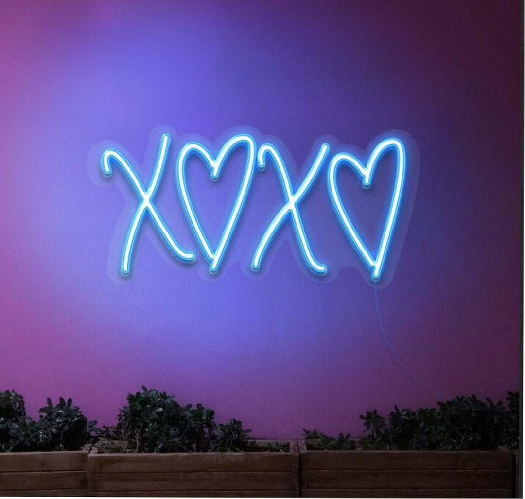 Xoxo Neon Light,xoxo Neon Sign,neon Sign Bedroom Xoxo,neon Light Sign ...