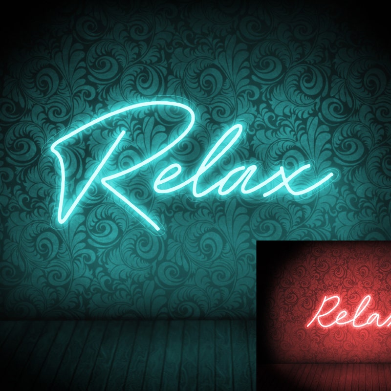 Relax Sign - Etsy