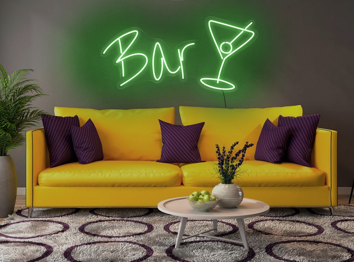 Bar Neon Signbar Neon Light Signbar Led Signbar Led Etsy