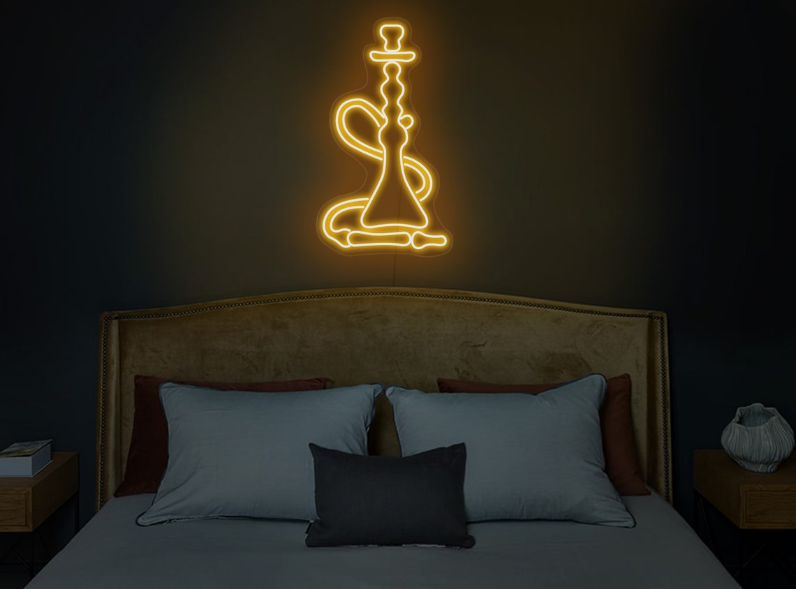 Hookah Neon Sign Shisha Neon Signhookah Led Signhookah Neon - Etsy