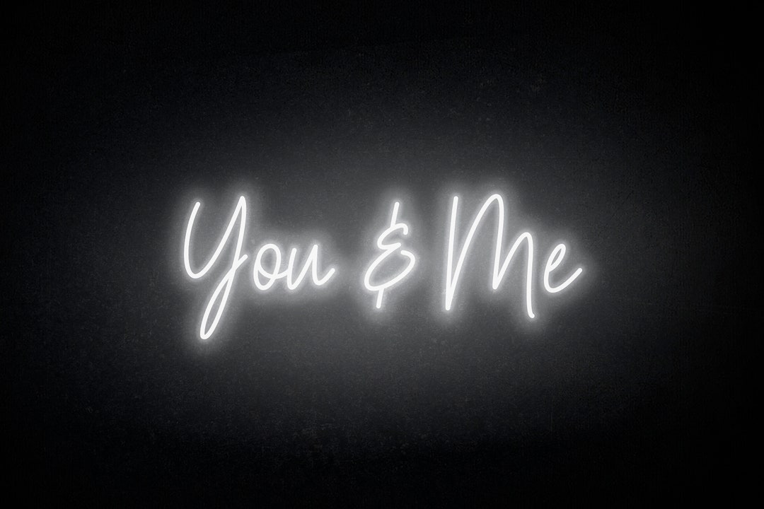 You and Me Led Sign, You and Me Neon Sign, You and Me Sign, Wedding ...