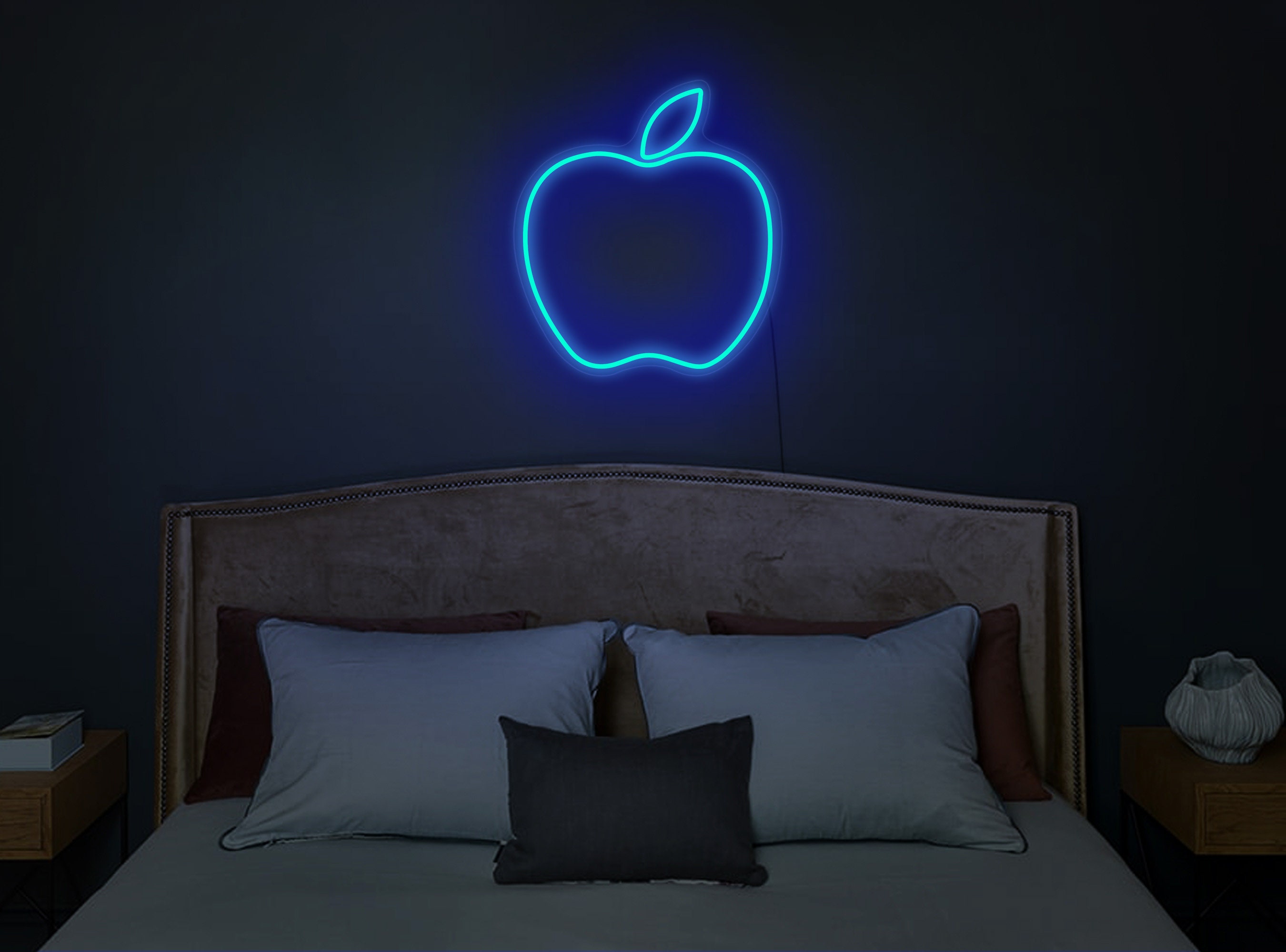 Apple Neon Sign Apple Led Sign Apple Light Sign Apple Wall | Etsy