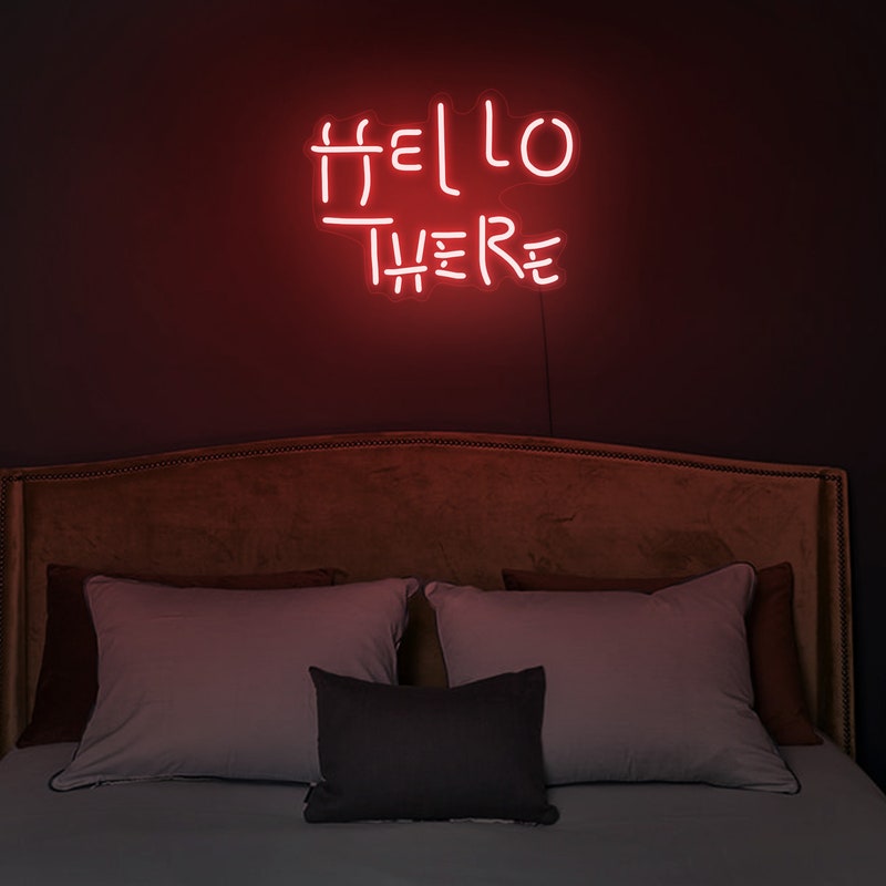 Hello Neon Sign - Etsy