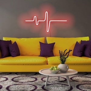 Pulse Neon Signpulse Led Signpulse Wall Artneon Sign - Etsy