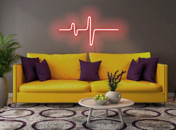 Pulse Neon Signpulse Led Signpulse Wall Artneon Sign | Etsy