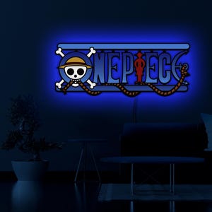 One Piece Anime Neon Sign, One Piece Neon Light, One Piece Led Sign ...