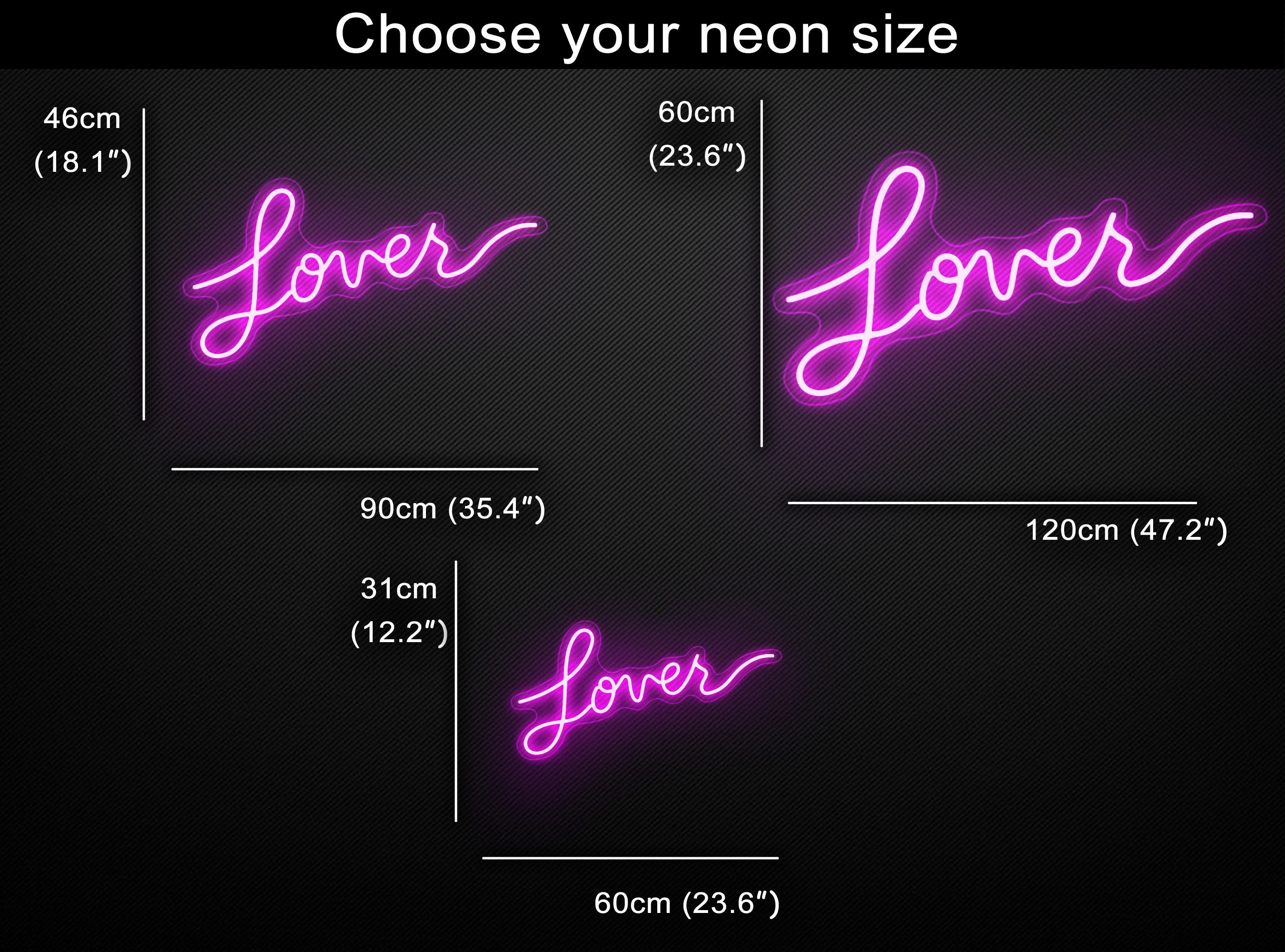 Lover Neon Signlover Neon Lightlover Led Signlover Wall | Etsy