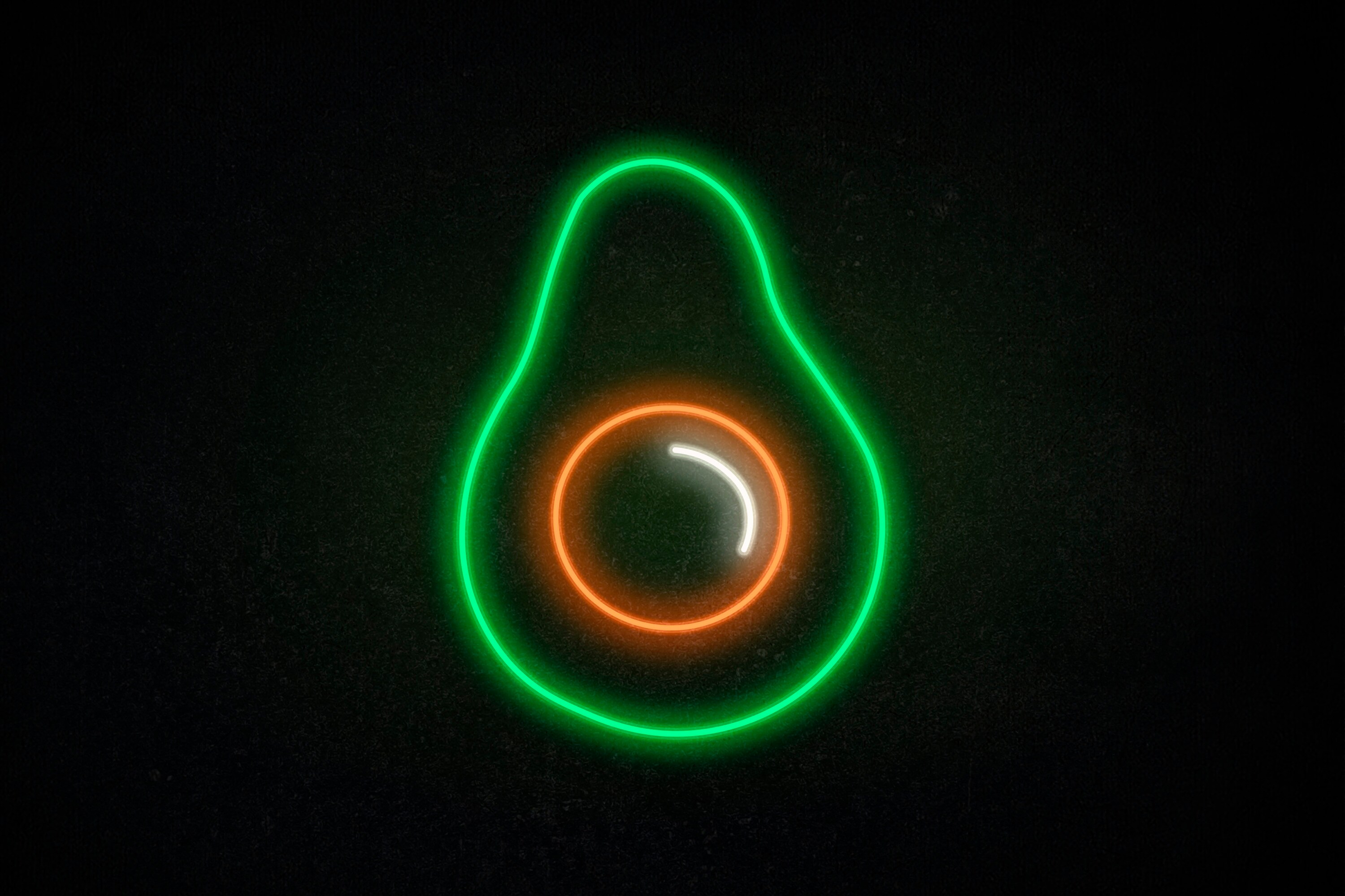 Avocado neon signAvocado signAvocado led signAvocado wall | Etsy