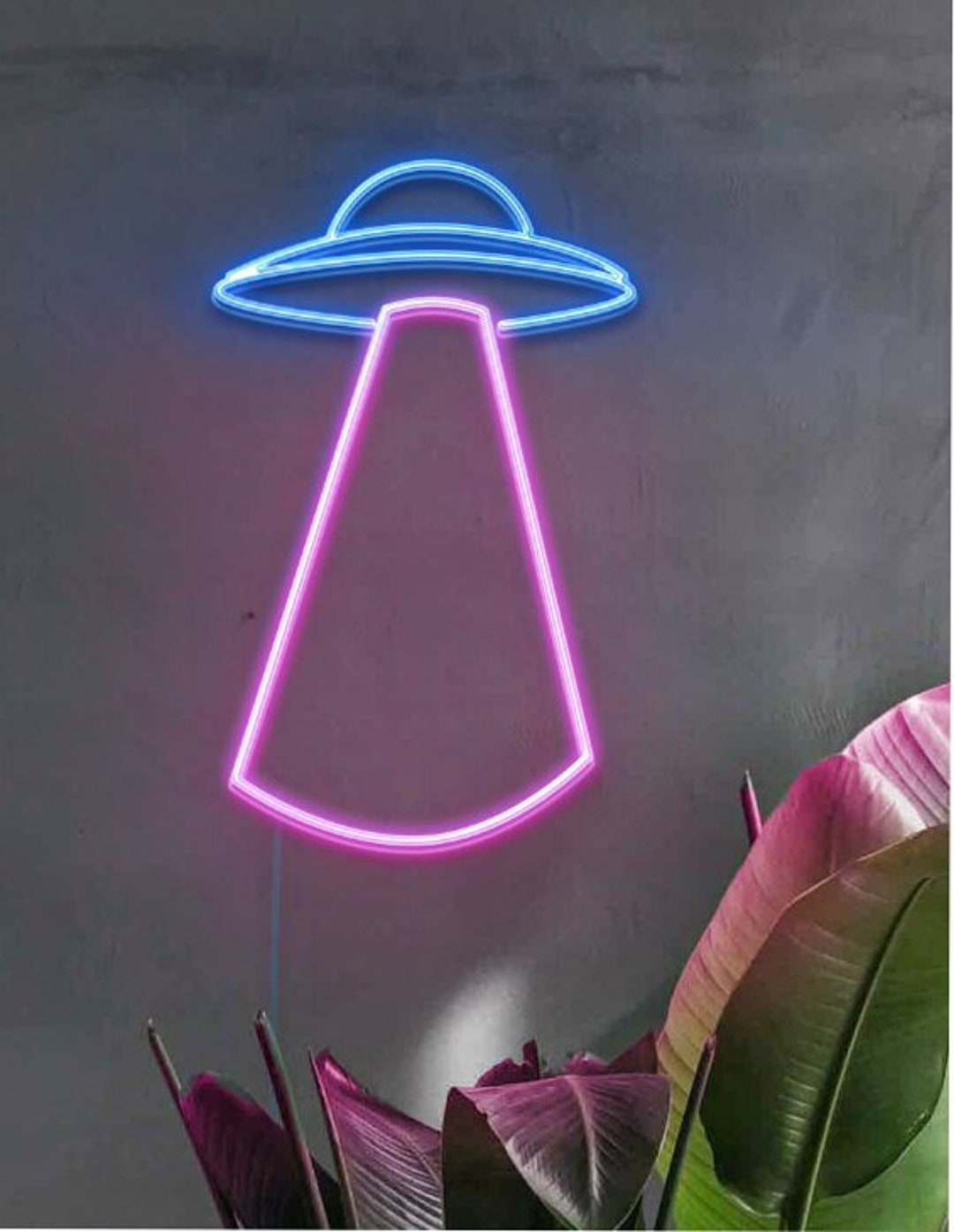 Ufo Neon Sign,neon Sign Ufo,neon Sign Bedroom Decor,ufo Decor,led Sign ...