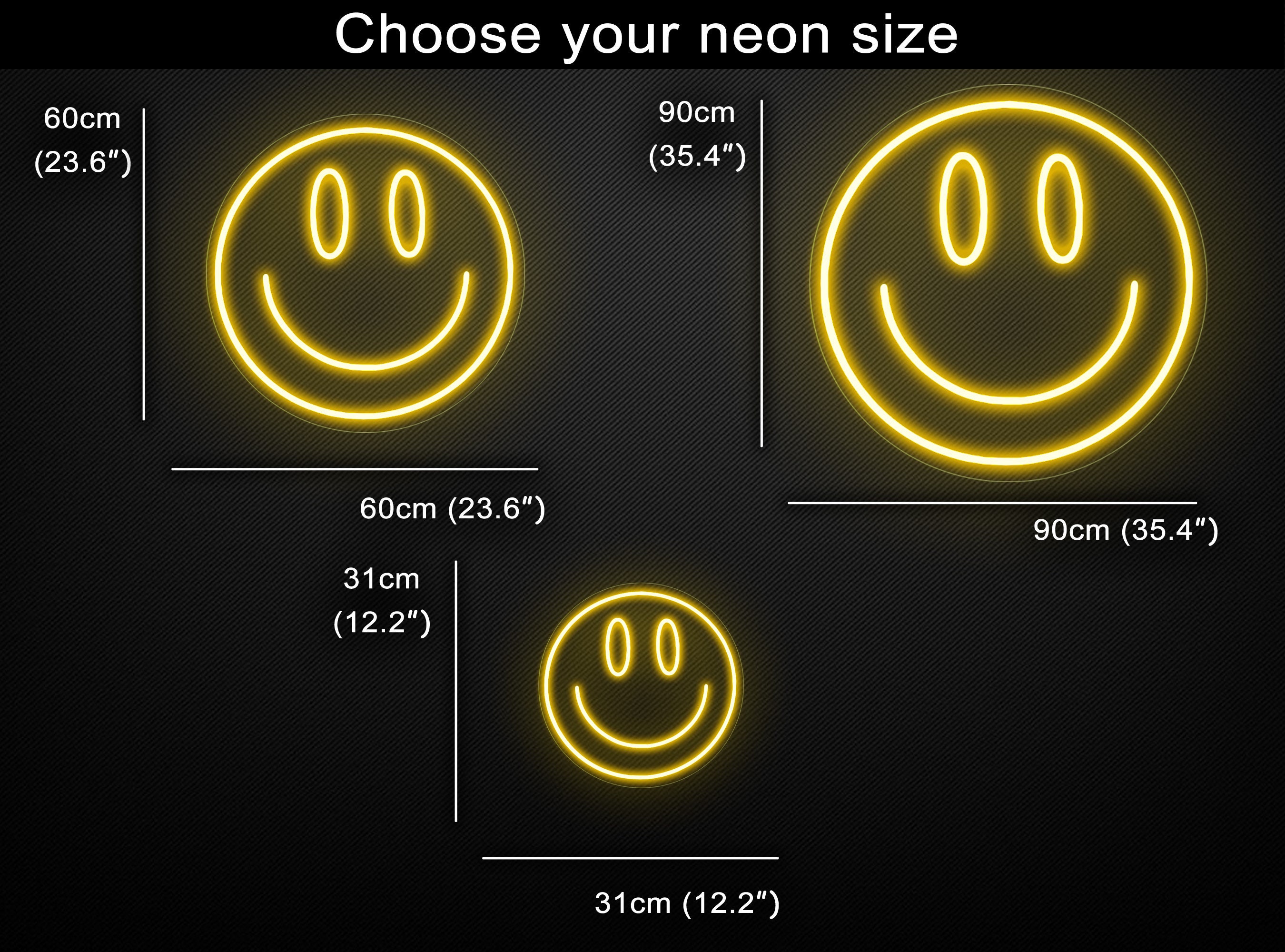 Smile Neon Signsmile Neon Lightsmile Led Signsmile Wall | Etsy