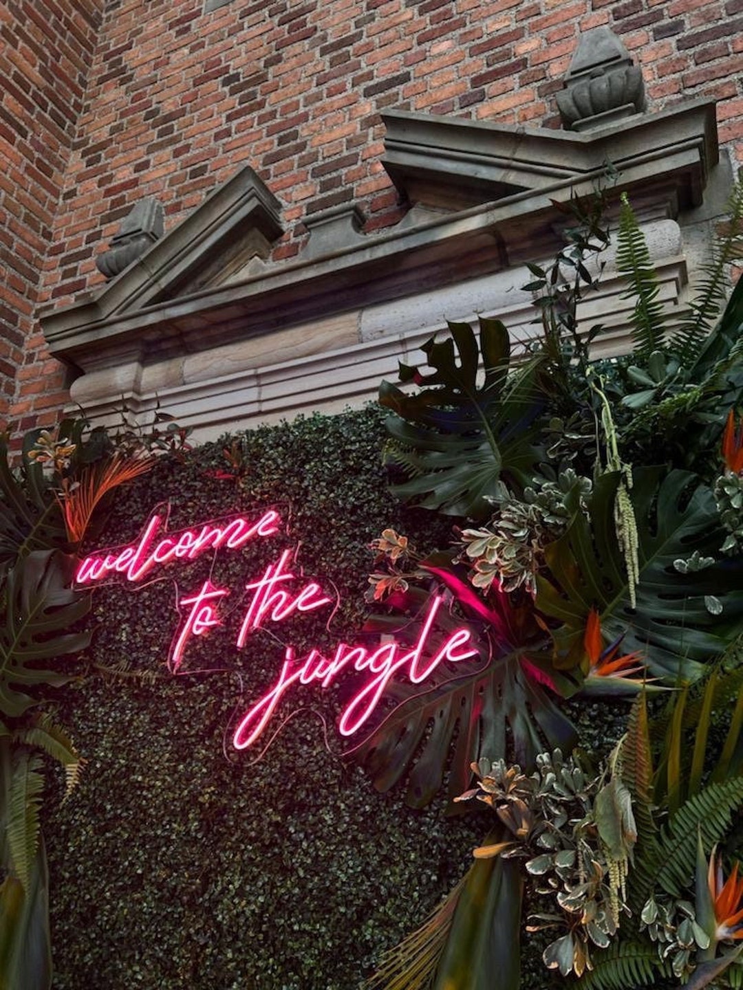 Welcome to the Jungle Neon Sign, Welcome to the Jungle Wall Sign, Quote ...