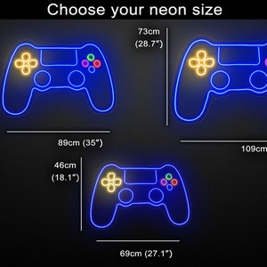 Game Controller Neon Sign,game Controller Led Sign,game Controller Wall ...