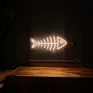 Fish Neon Sign,fish Neon Light,fish Led Sign,fish Wall Decor,fish Wall ...