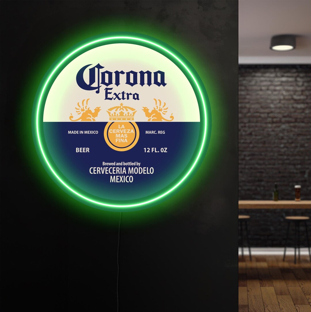 Corona Extra Neon Sign, Corona Extra Logo Sign, Corona Beer Led Sign ...