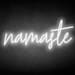 Namaste Neon Sign,namaste Sign,namaste Wall Decor,neon Sign Bedroom ...