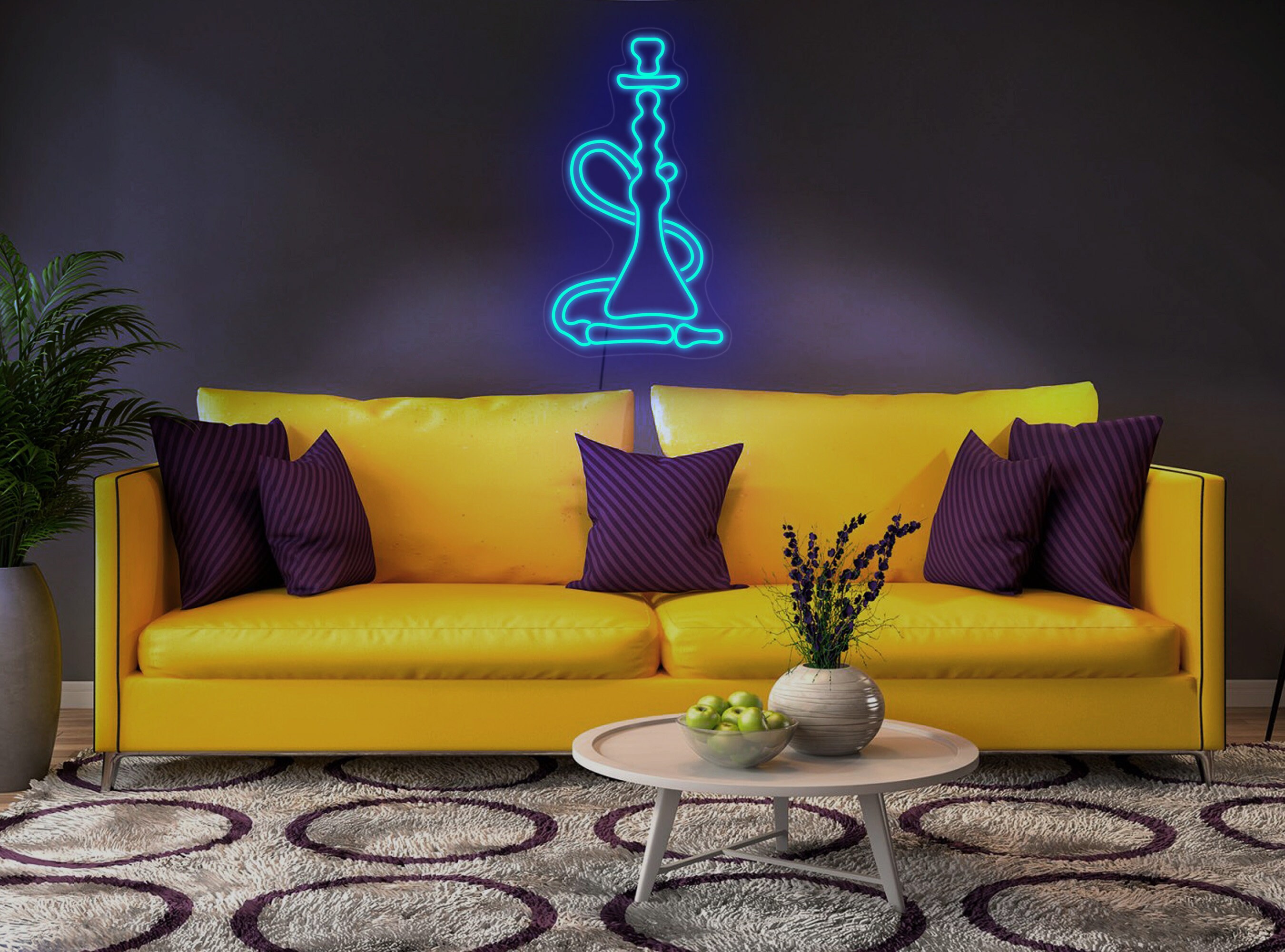 Hookah Neon Sign Shisha Neon Signhookah Led Signhookah Neon - Etsy
