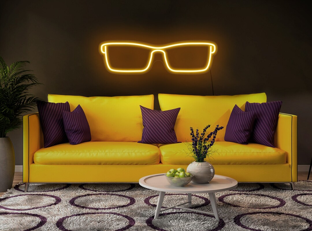 Eyeglasses Neon Sign, Eyeglasses Led Sign,eyeglasses Light Sign,glasses ...
