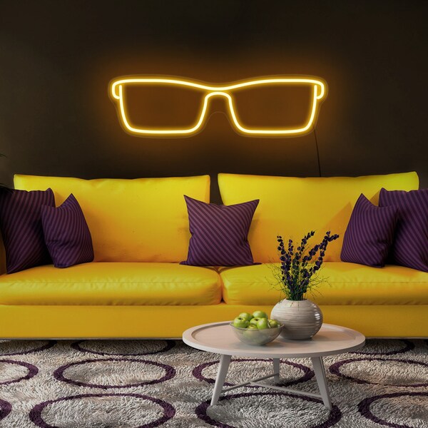 Eyeglasses Neon Sign - Etsy