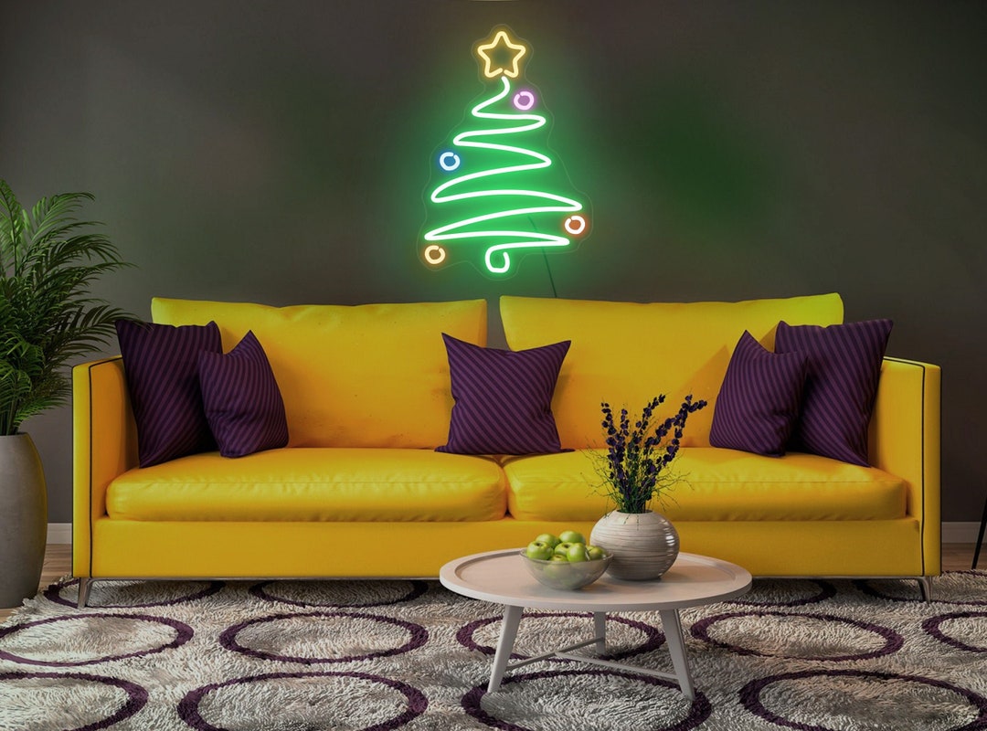 Christmas Tree Neon Sign, Christmas Tree Led Sign, Christmas Neon Sign ...