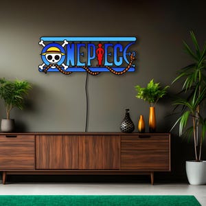 One Piece Anime Neon Sign, One Piece Neon Light, One Piece Led Sign ...